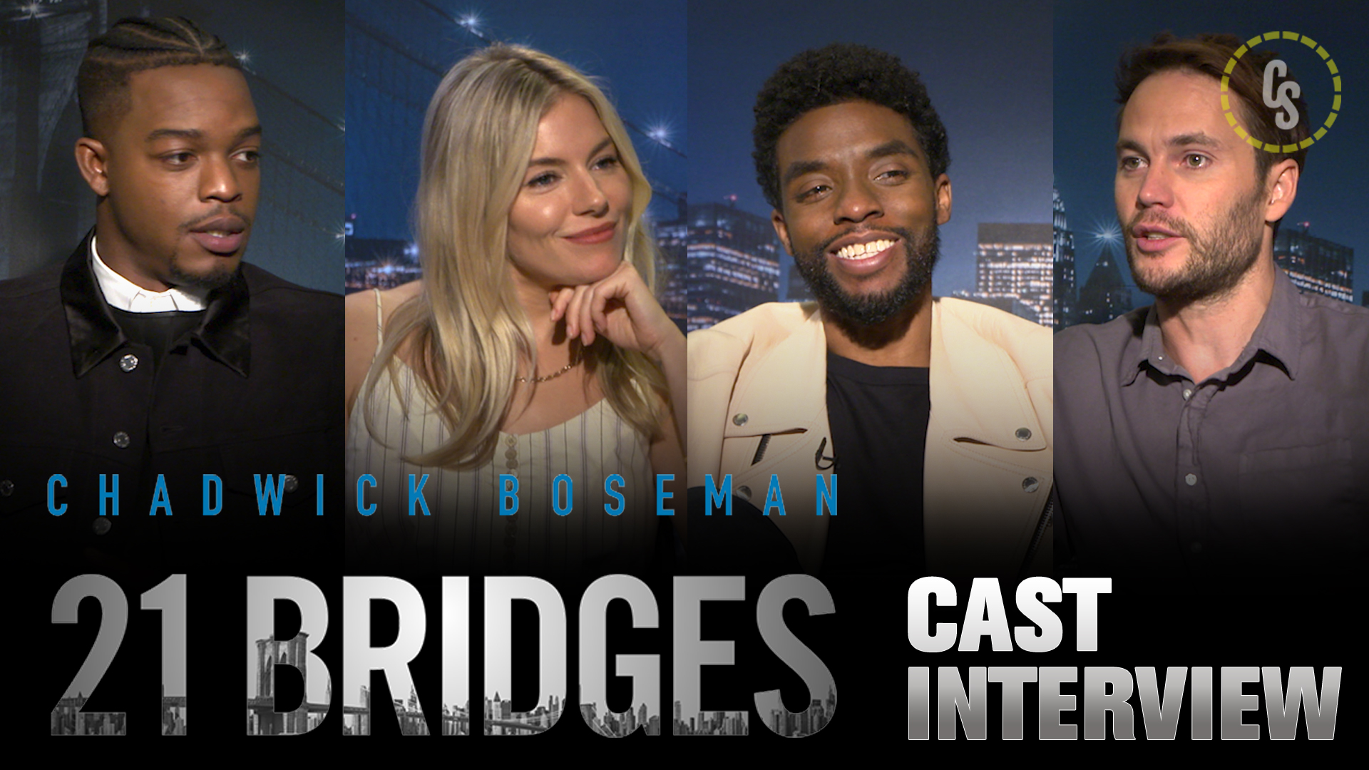CS Video: Chadwick Boseman & 21 Bridges Cast on the Crime Thriller