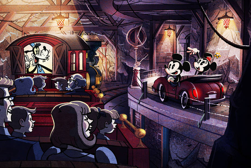 Mickey & Minnie's Runaway Railway Attraction Opens at Disney's ...