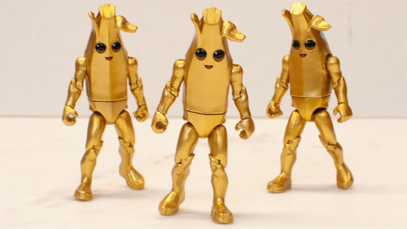 Fortnite Golden Peely Figure Giveaway: Jazwares Legendary Micro Series