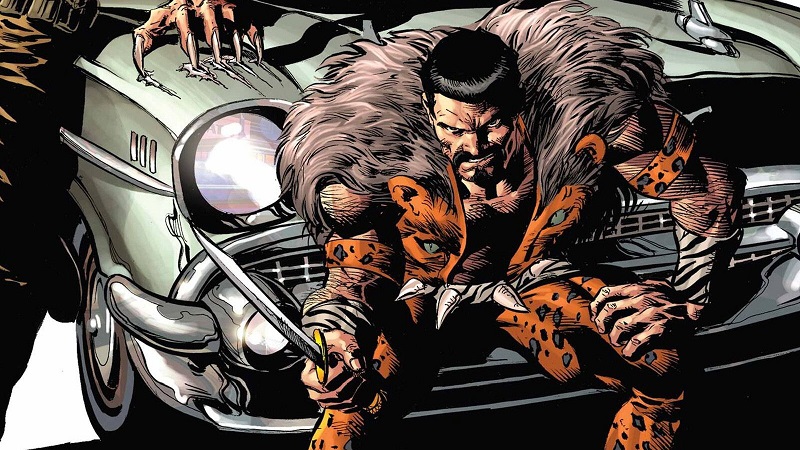 Kraven The Hunter Set Photos Show Aaron Taylor-Johnson's Necklace