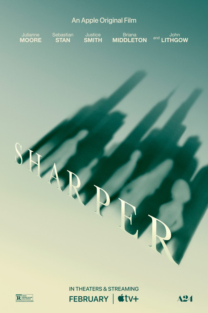 Sharper Teaser Trailer: Julianne Moore Leads A24 & Apple Comedy Thriller