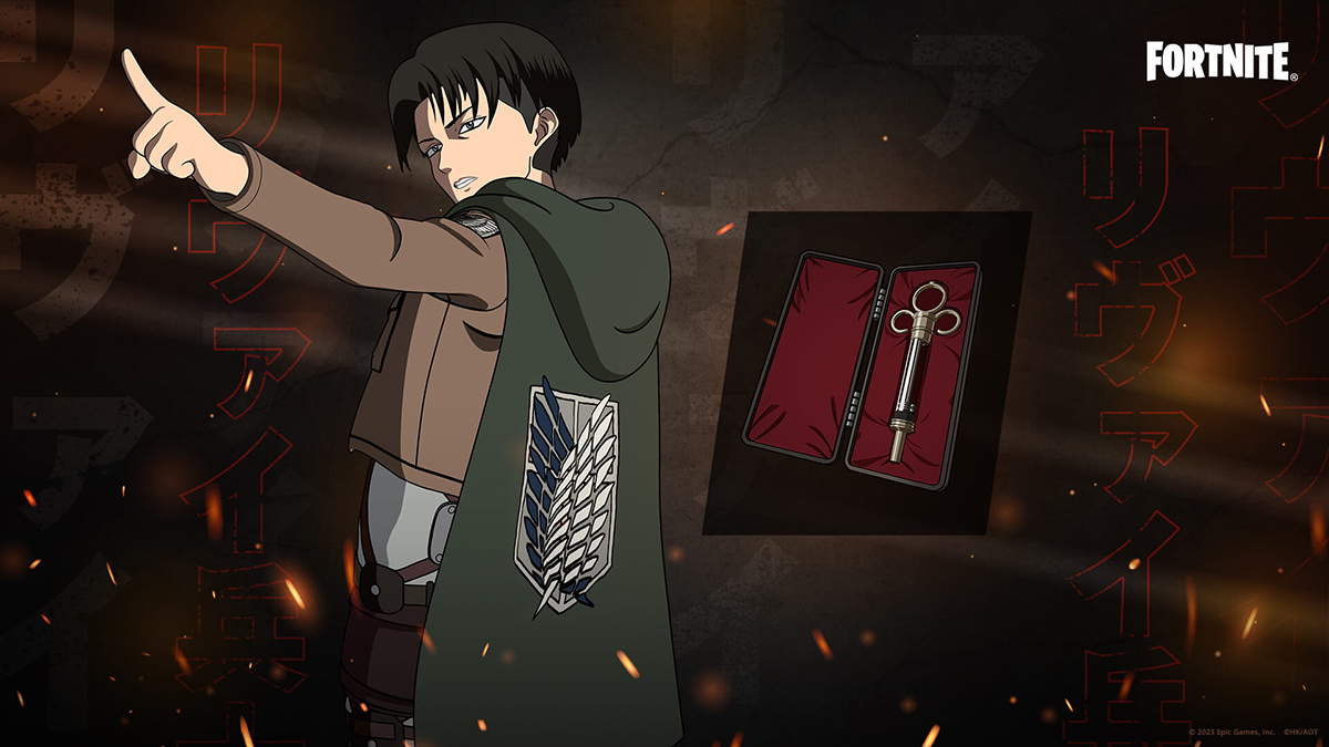 Fortnite Trailer Welcomes Attack on Titan Skins & Gear