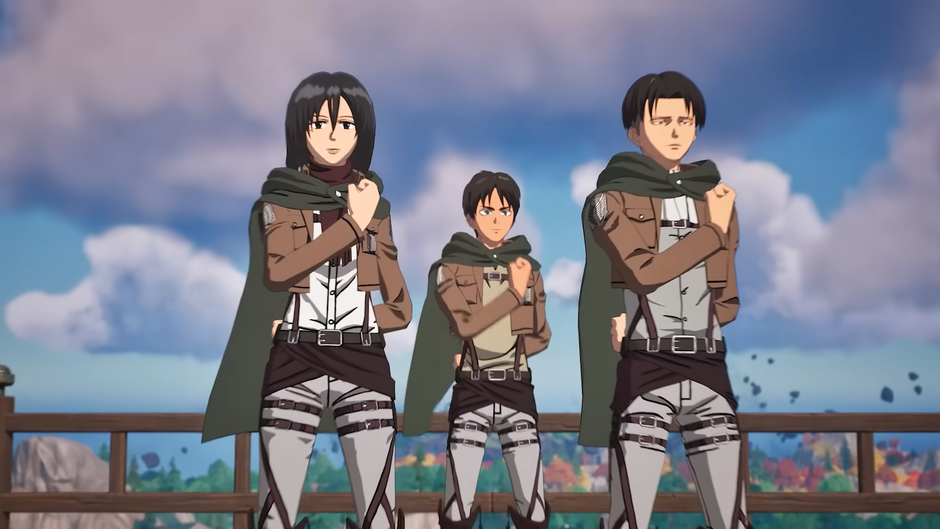Fortnite Trailer Welcomes Attack on Titan Skins & Gear