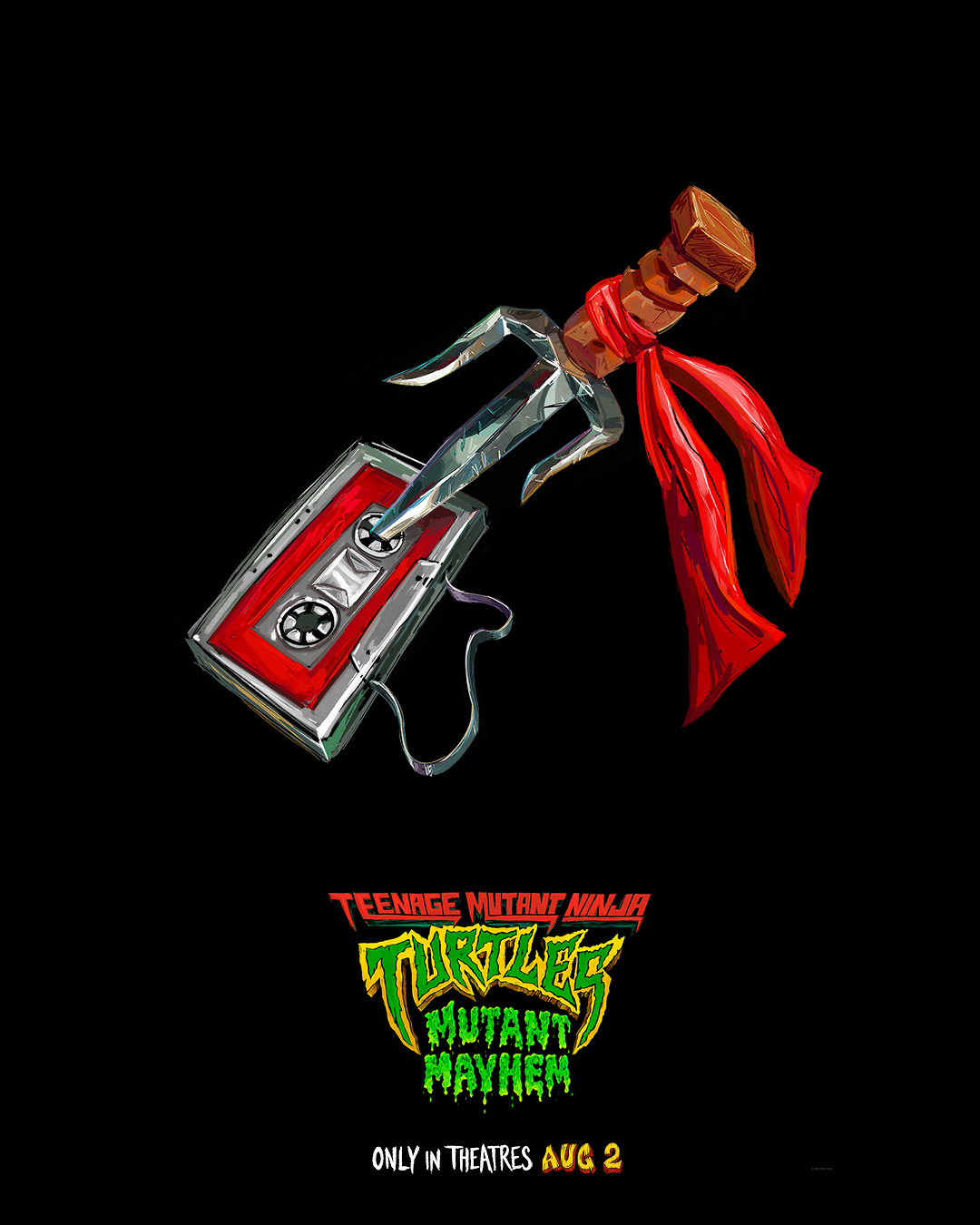 TMNT: Mutant Mayhem Character Posters Highlight the Iconic Weapons