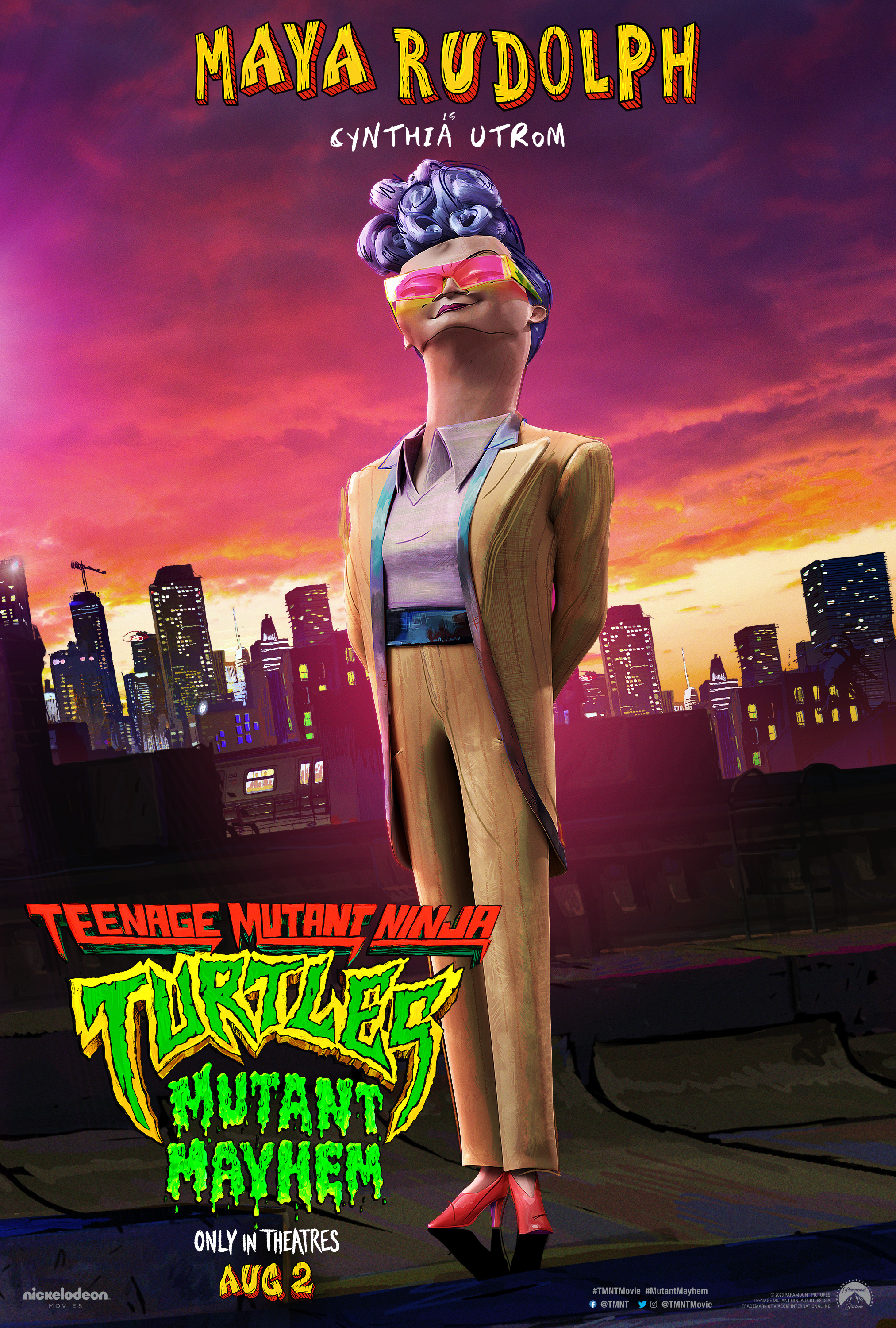 TMNT: Mutant Mayhem Character Posters Highlight Star-Studded Cast