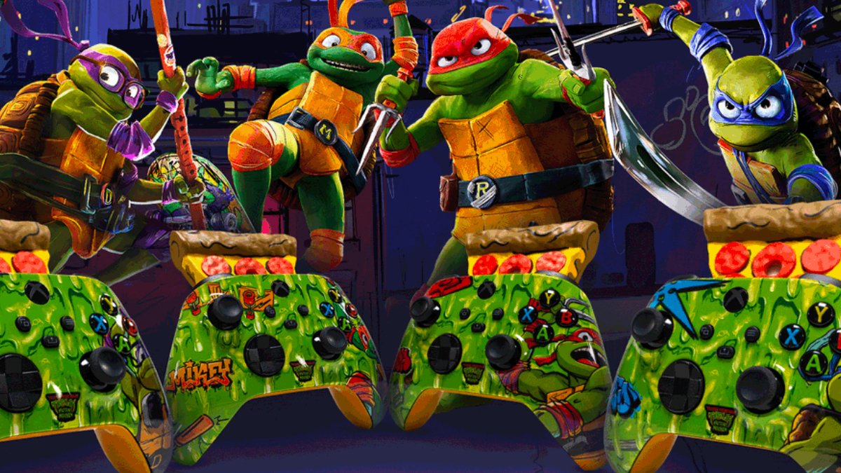 TMNT: Mutant Mayhem Teams Up With Xbox for Pizza-Scented Controllers