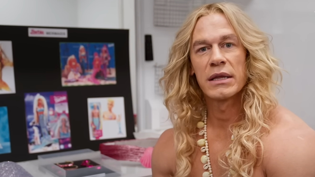 Barbie Cameos: John Cena as Kenmaid & Dua Lipa as Mermaid Barbie