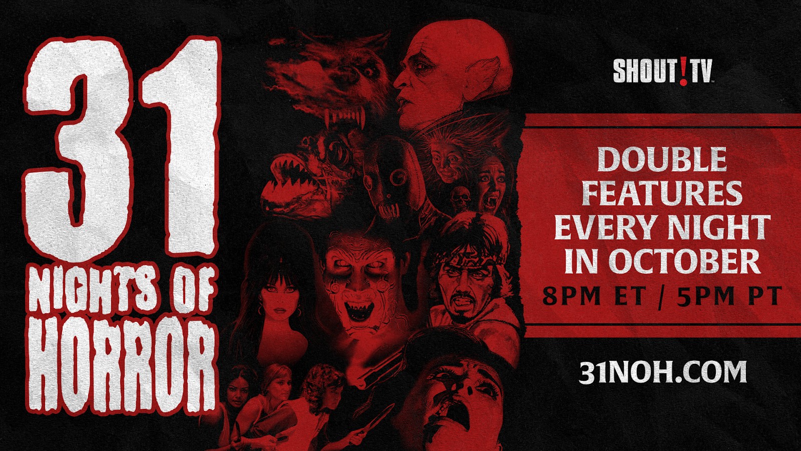 Shout!TV’s 31 Nights of Horror Returns for a 5th Edition This October