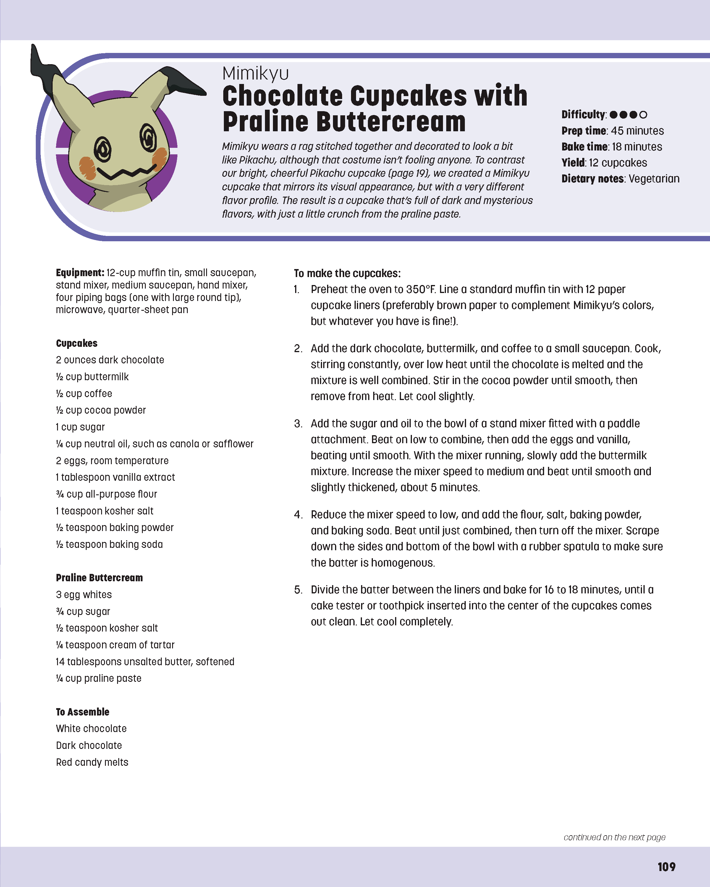 Exclusive My Pokémon Baking Book Recipe Features Mimikyu Cupcakes