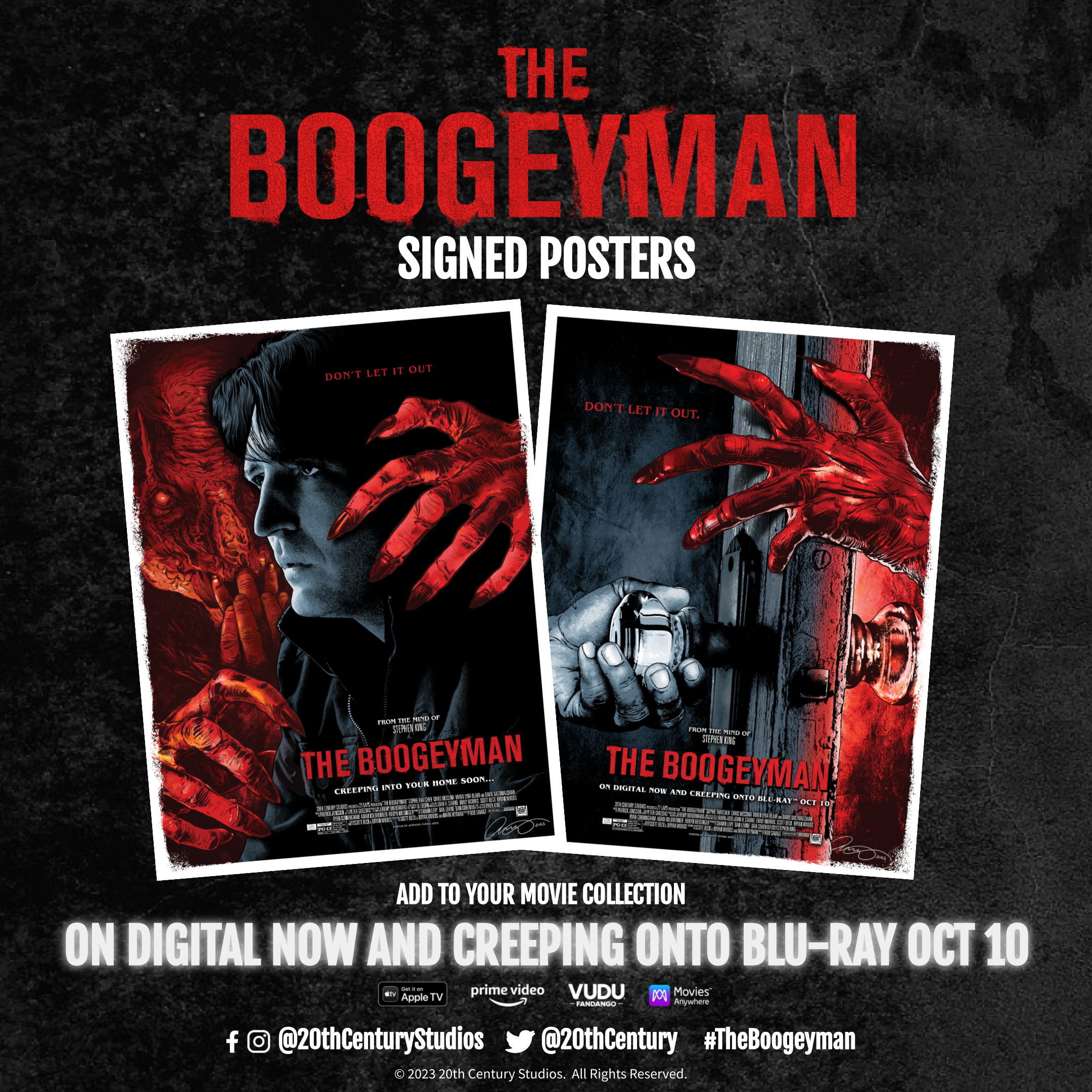 The Boogeyman Limited Edition Signed Poster Giveaway for the Horror Movie