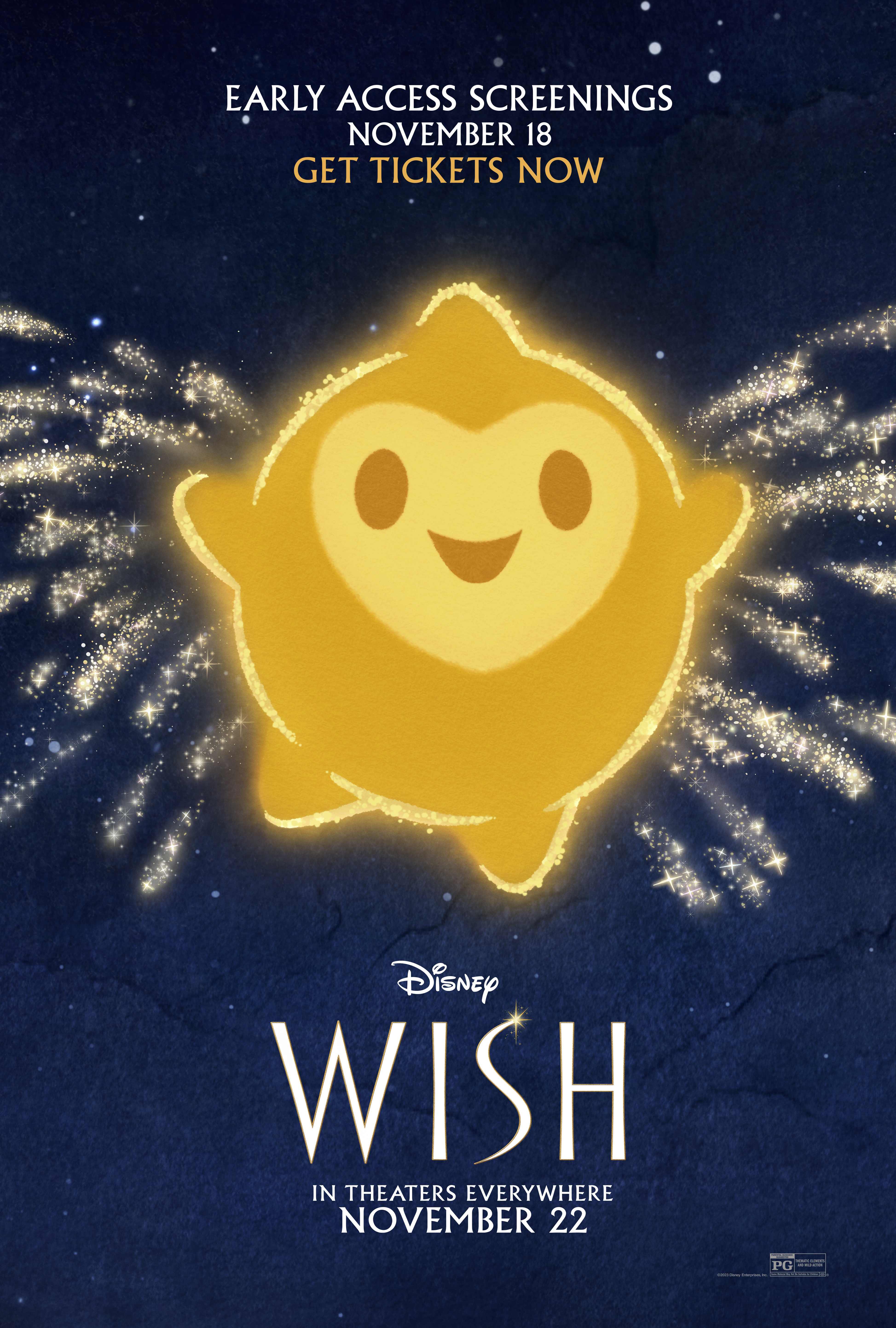 Wish Early Access Screening Dates Revealed for New Disney Animated Movie