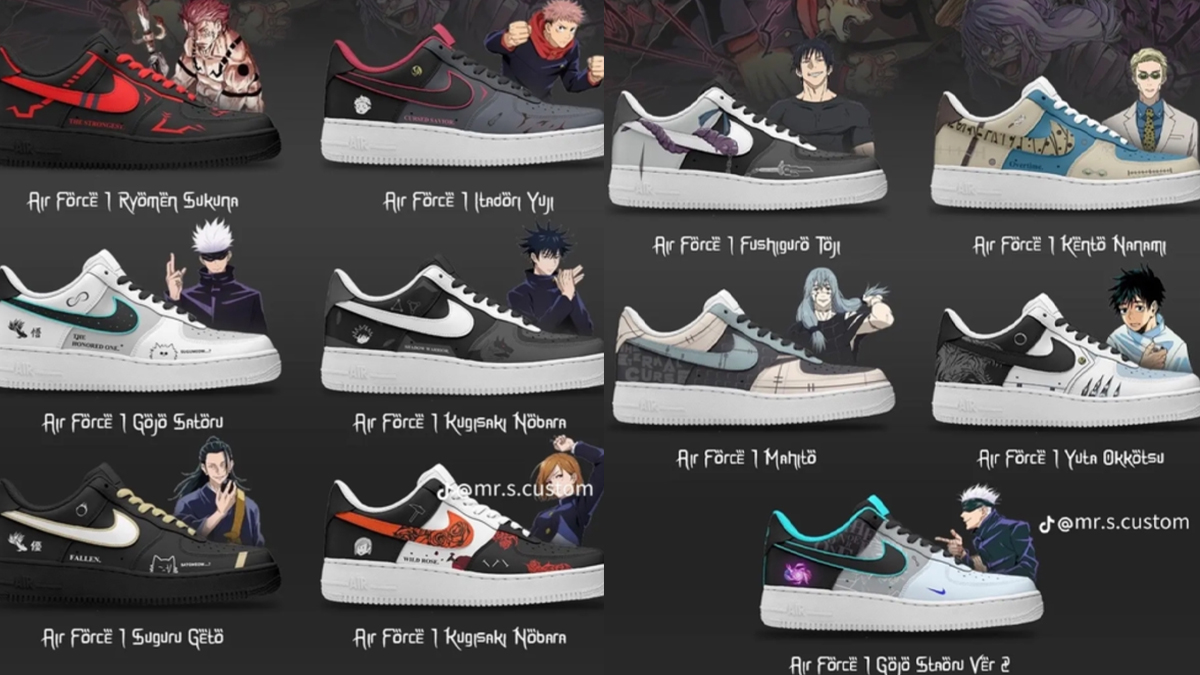Nike x Jujutsu Kaisen: How To Buy the Custom Air Force 1 JJK Collab