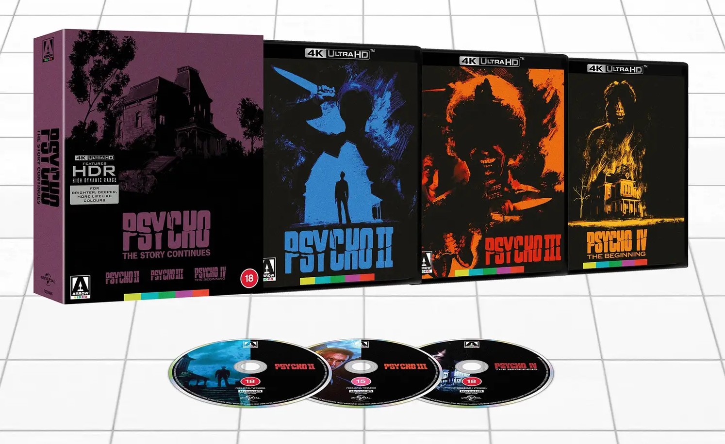Psycho - The Story Continues 4k UHD Set Brings Norman Bates Sequels ...