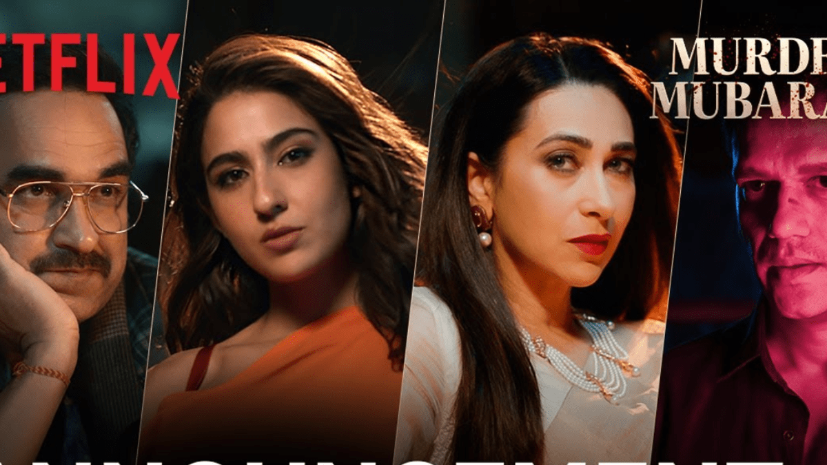 Netflix Reveals Indian Thriller Movie Murder Mubarak Posters & Release Date