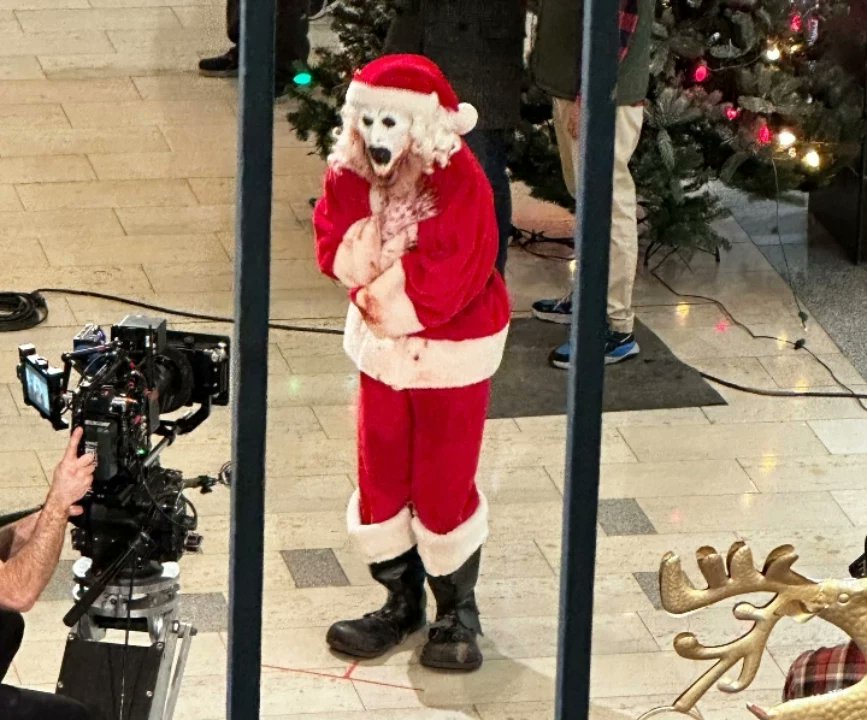 New Terrifier 3 Set Photos Teases Art the Clown’s Holiday Killing Spree