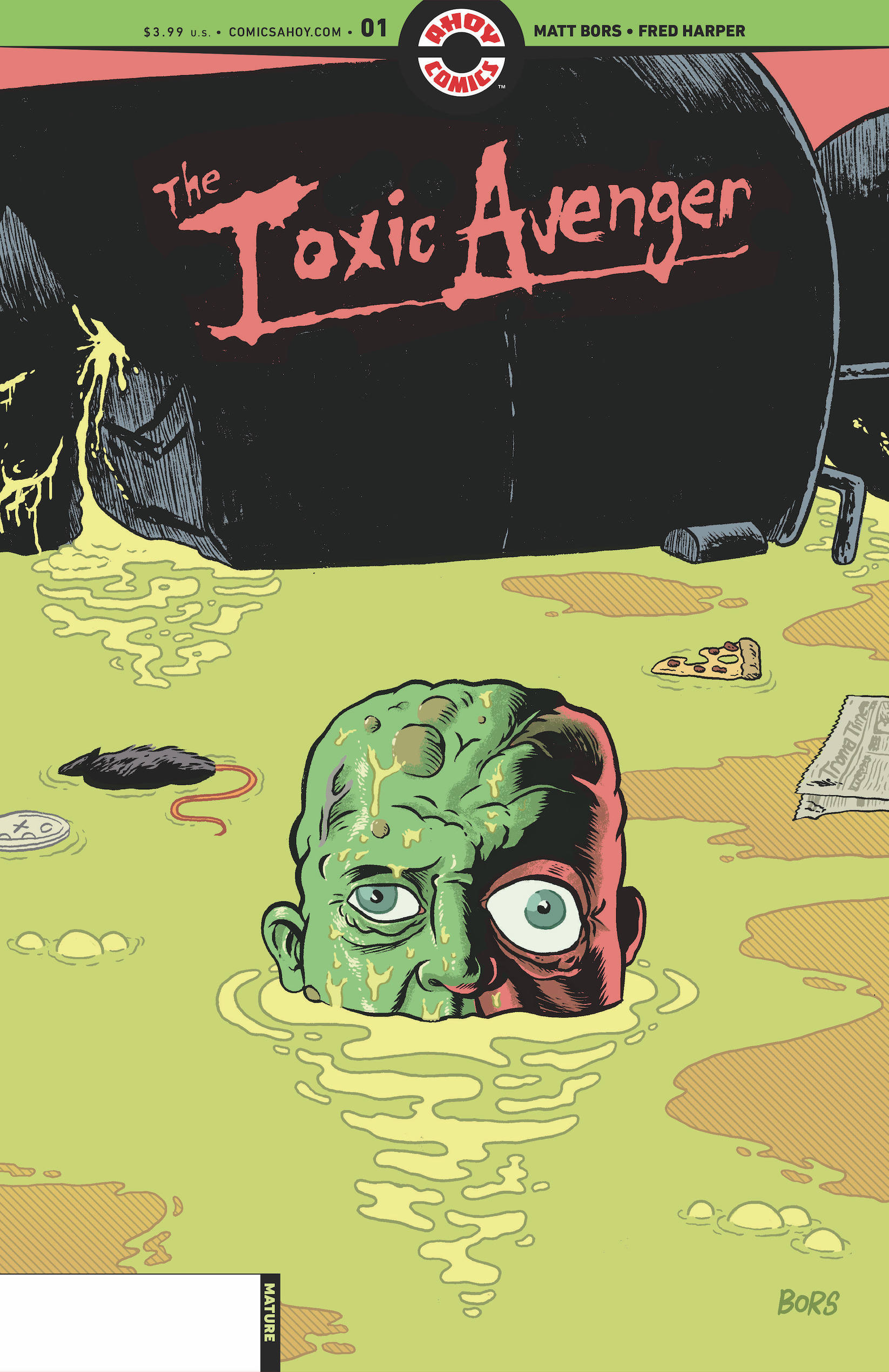 Exclusive The Toxic Avenger Cover Art Teases New Series Launching in ...