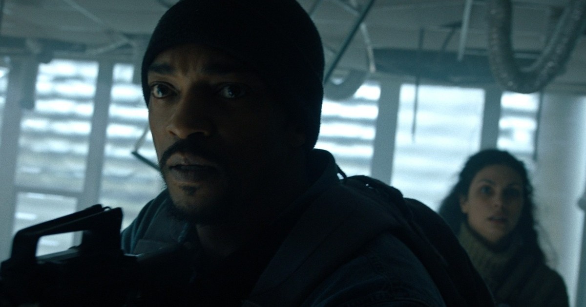Anthony Mackie & Morena Baccarin Face Off Against Monsters in Elevation ...
