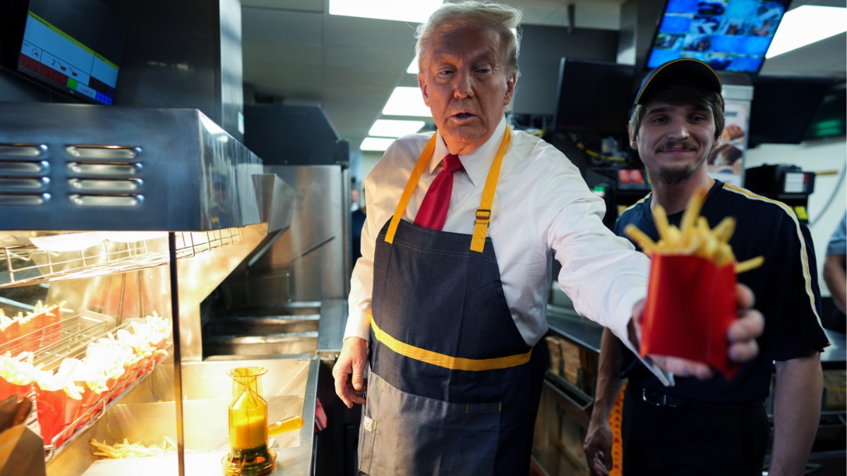 Yes, Donald Trump Served French Fries at McDonald's