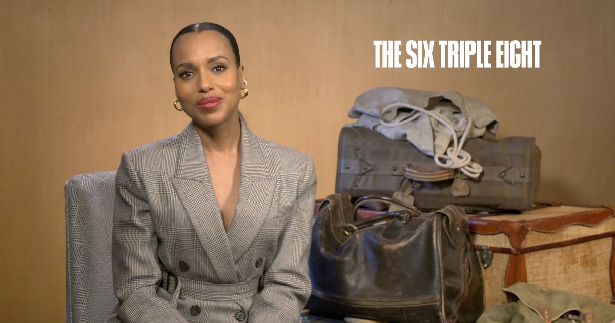 Interview: Kerry Washington Talks The Six Triple Eight, Working With ...