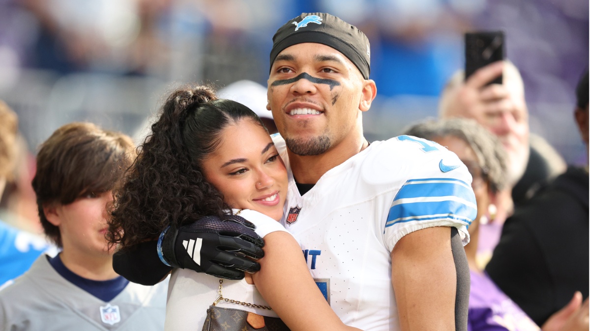 Who Is Amon-Ra St. Brown's Girlfriend? Brooklyn Adams' Job ...