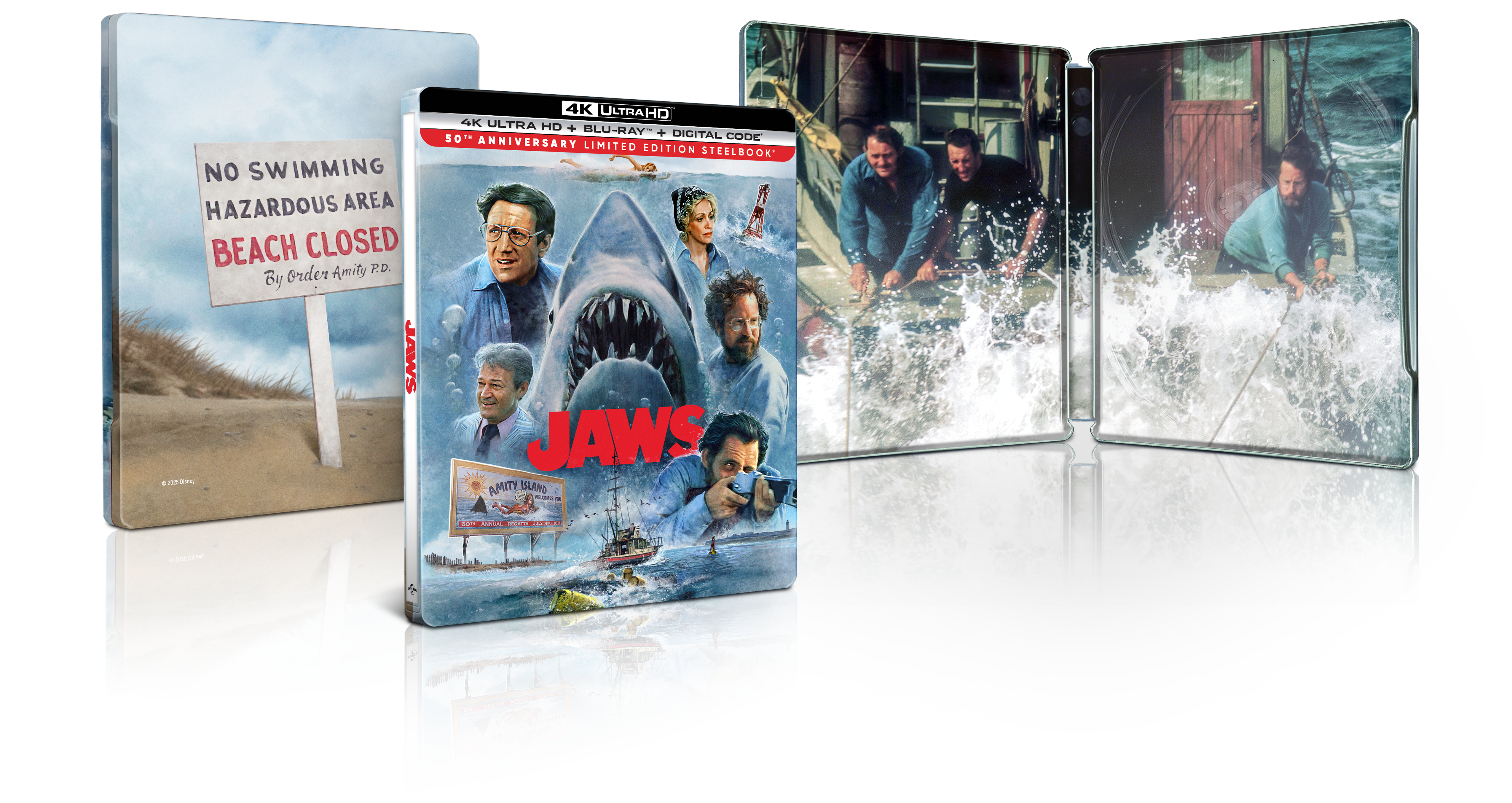 Jaws 4K, Blu-ray, & Digital Release Date Set for 50th Anniversary