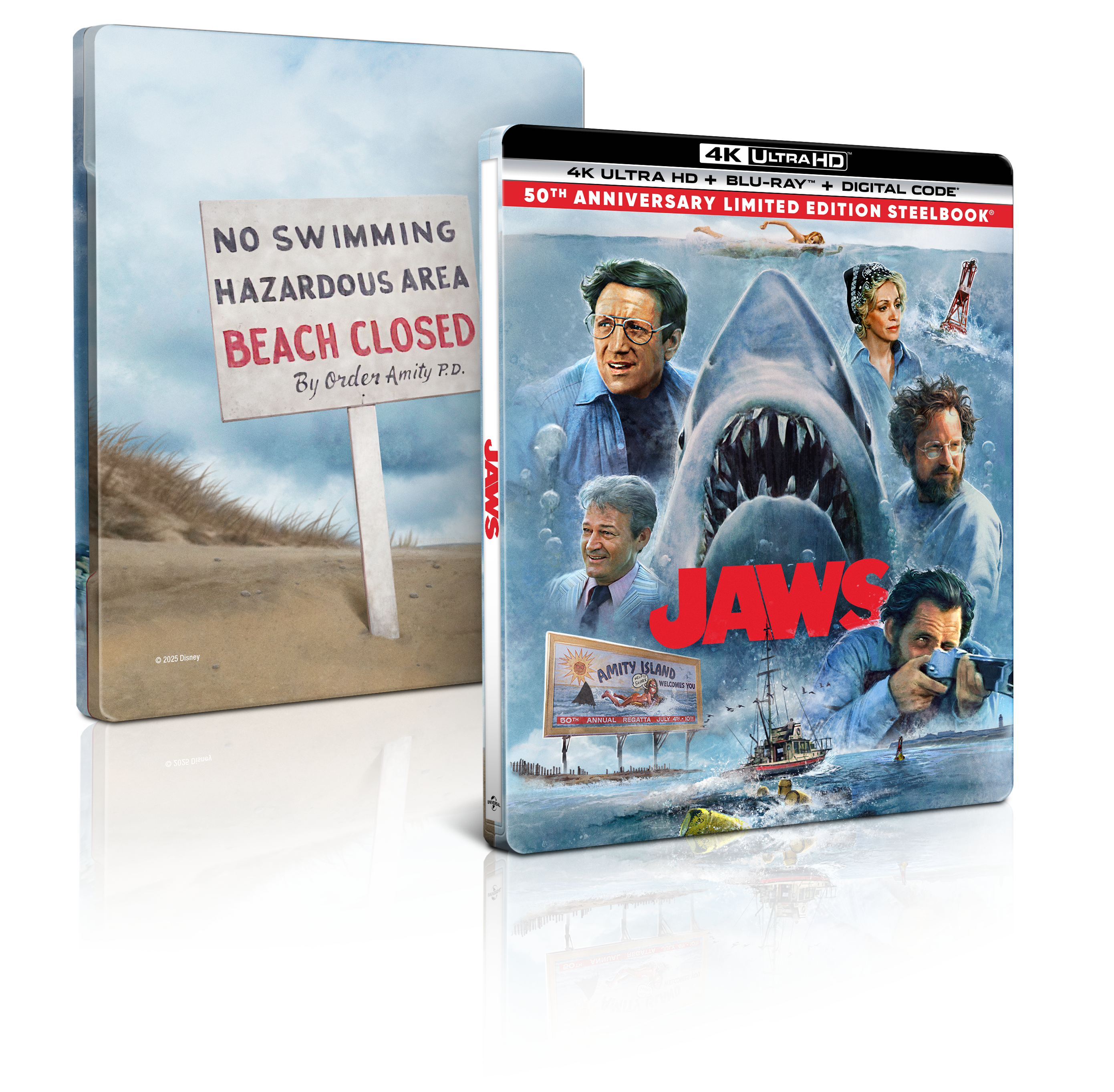 Jaws 4K, Blu-ray, & Digital Release Date Set for 50th Anniversary