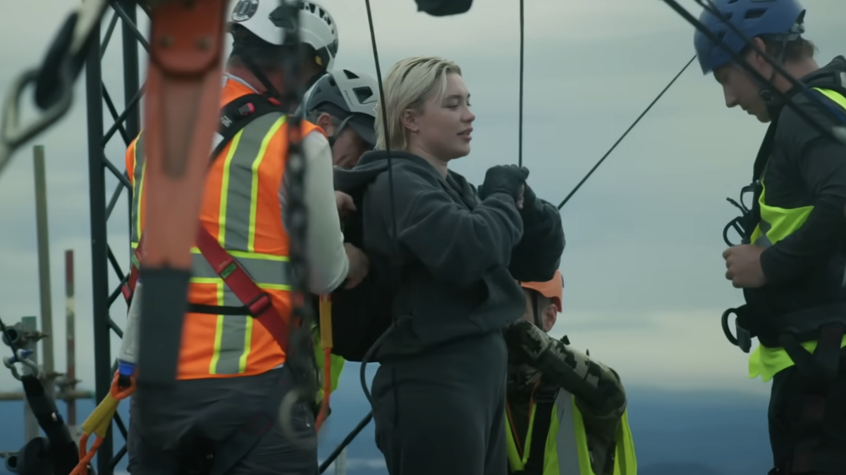 Thunderbolts* Star Florence Pugh on Jumping Off Buildings & Doing ...