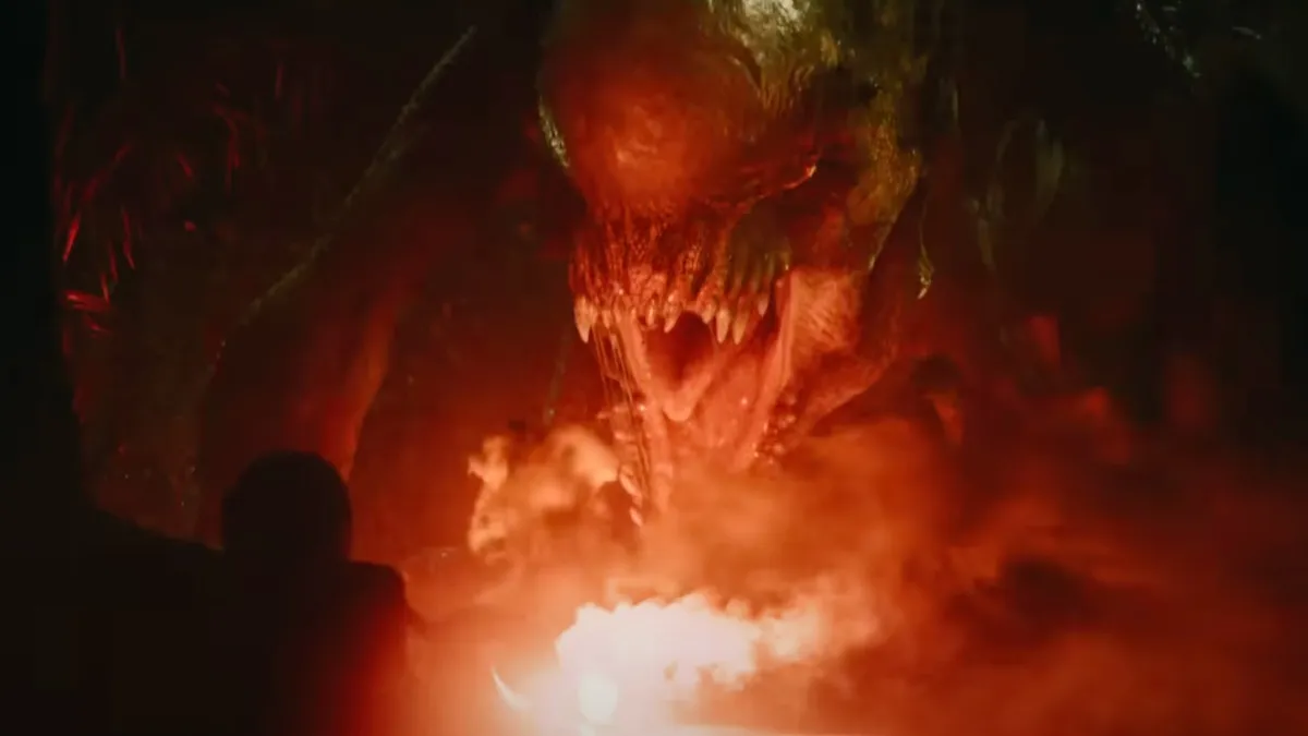 How Jurassic World Rebirth’s D-Rex Monster Was Inspired by Star Wars