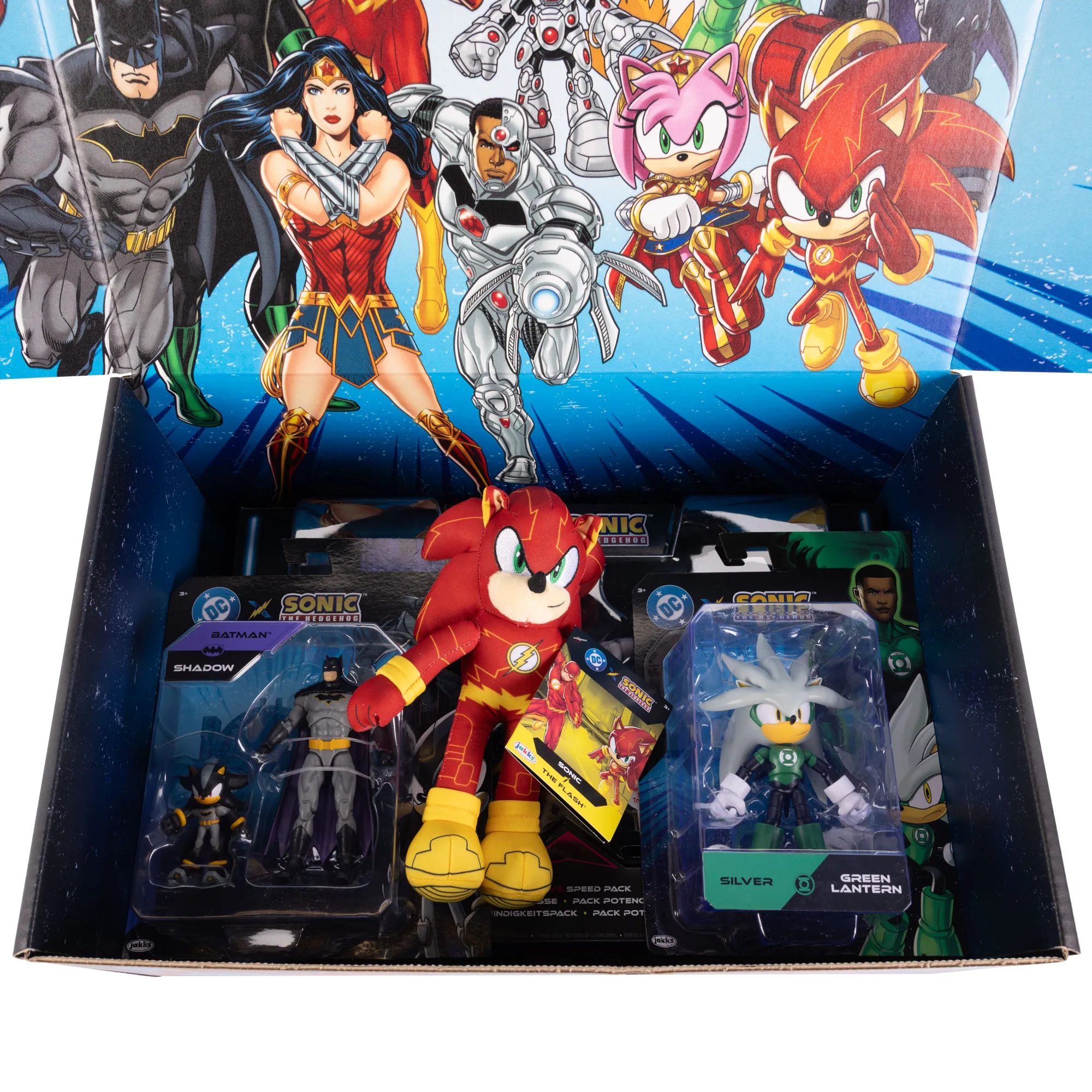 Giveaway: DC x Sonic the Hedgehog Gift Boxes Feature Jakks' Crossover Toys