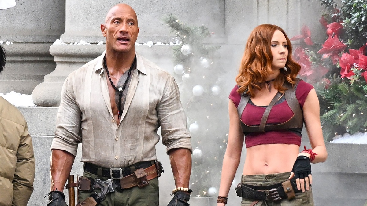 Watch Dwayne Johnson & Jumanji 3 Cast Celebrate Karen Gillan’s Birthday ...