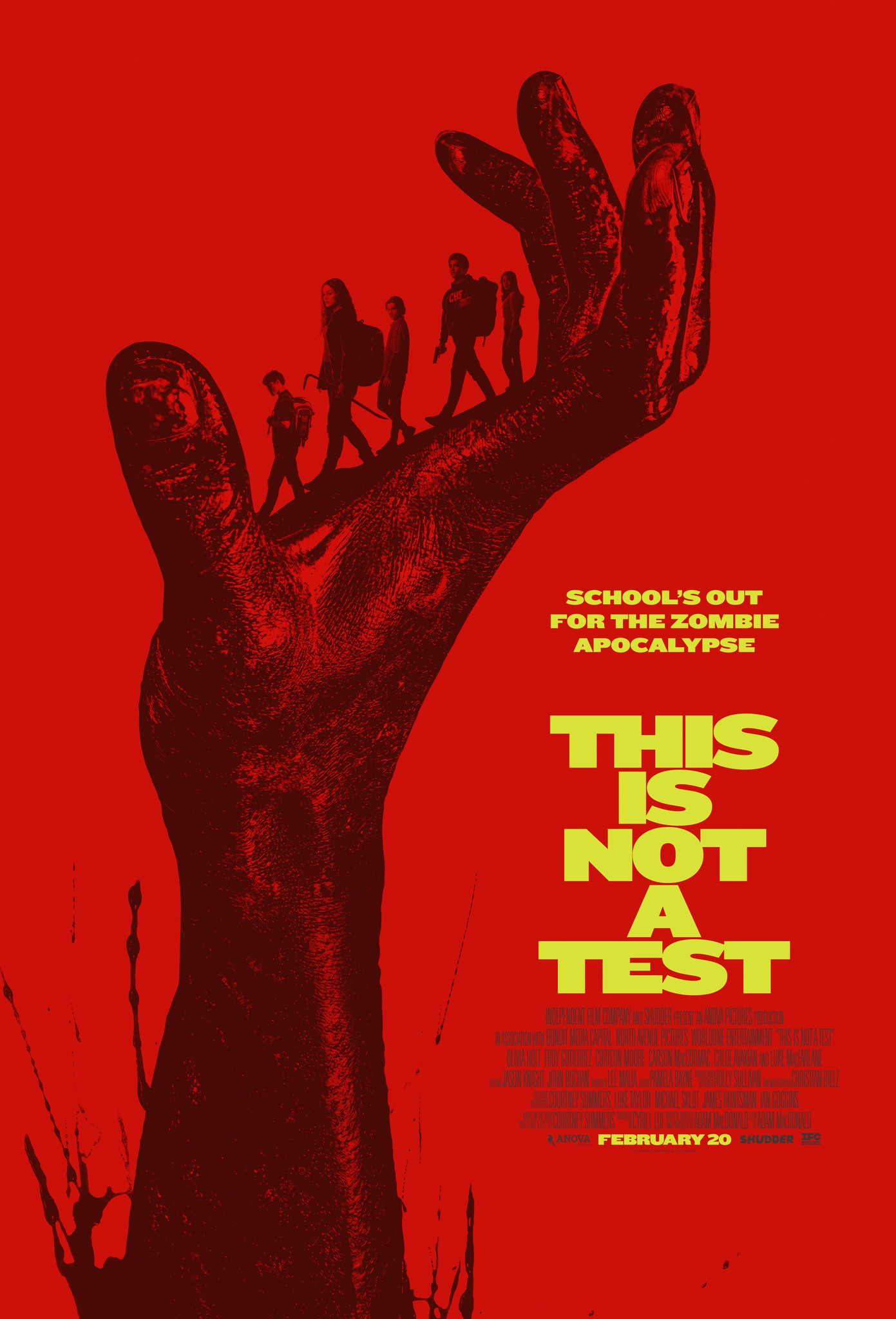 New Zombie Horror Movie This Is Not a Test Gets Release Date, Bloody Poster
