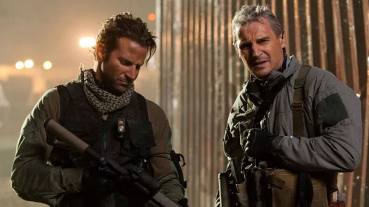 Liam Neeson & Bradley Cooper's Military Action Comedy To Leave Netflix
