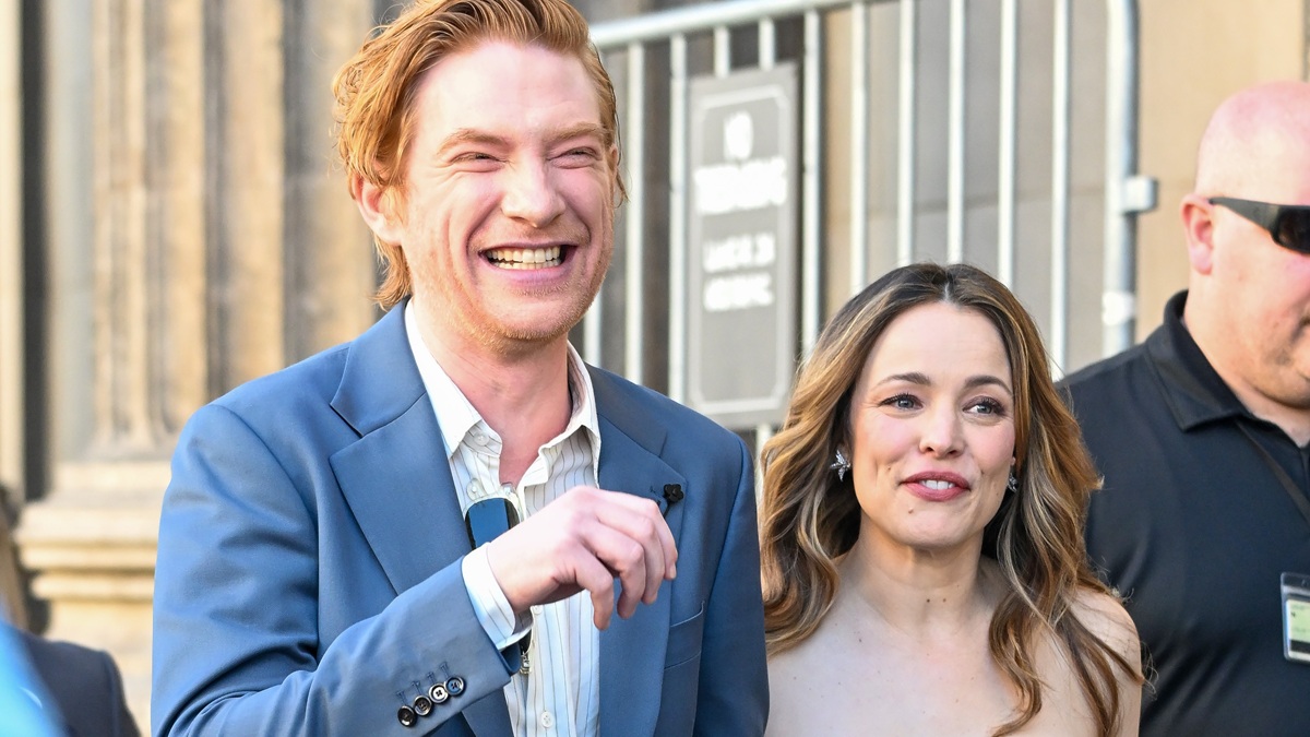 Domhnall Gleeson Jokes Rachel McAdams Doesn't Deserve New Walk of Fame Star