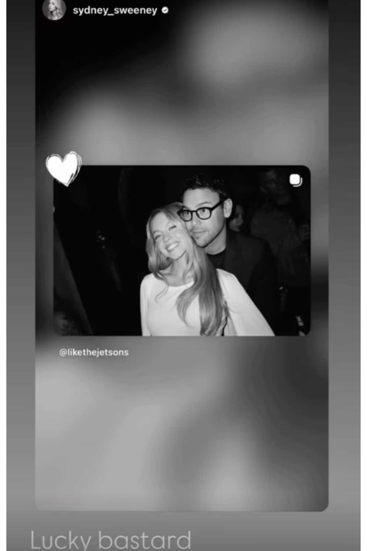 Sydney Sweeney & Boyfriend Are Instagram Official: 'Lucky B------'