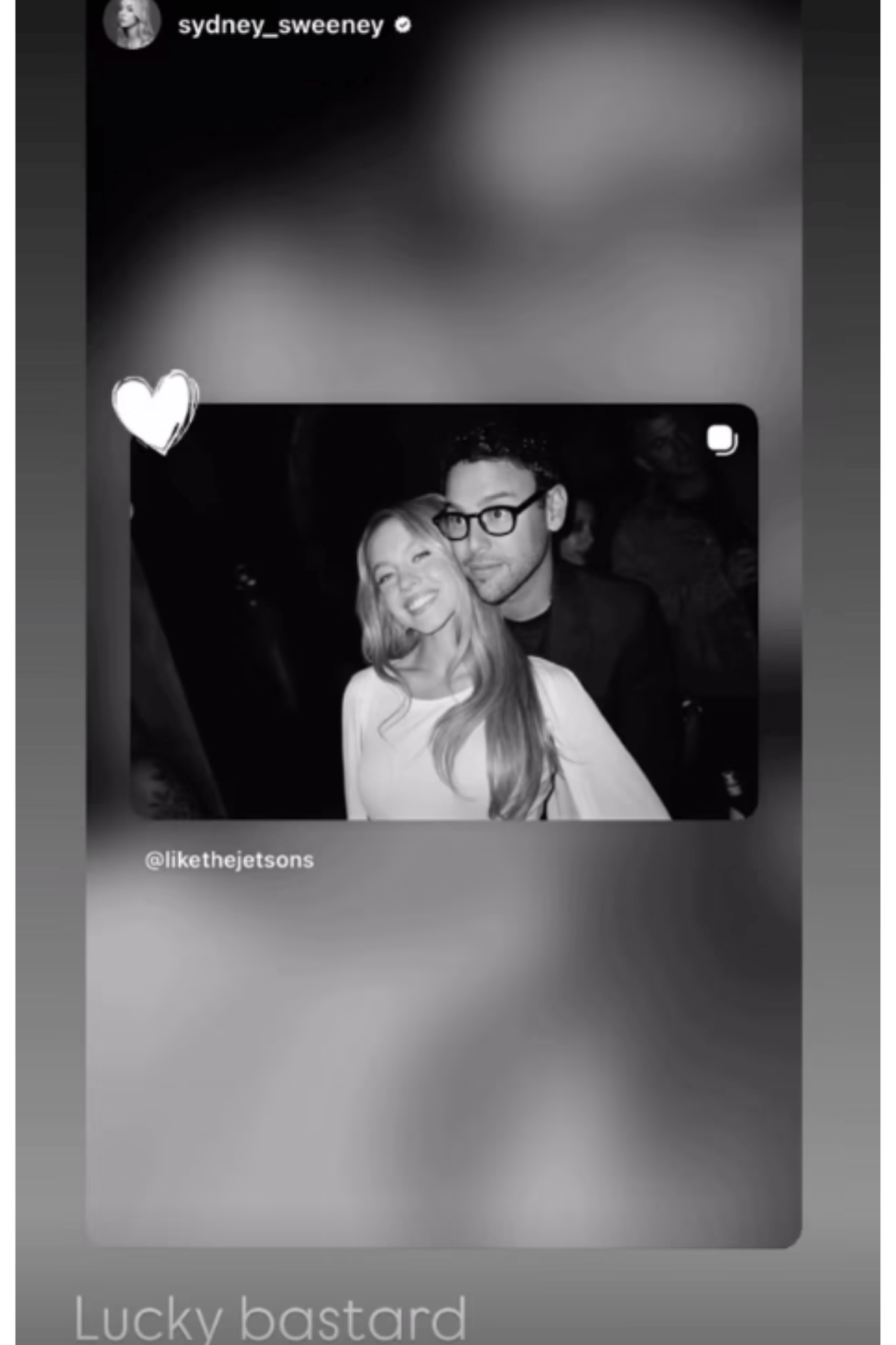 Sydney Sweeney & Boyfriend Are Instagram Official: 'Lucky B------'