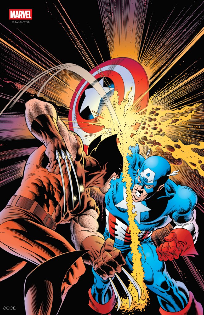 Captain America Saves the Day, Fights Wolverine in New Marvel Art Book ...