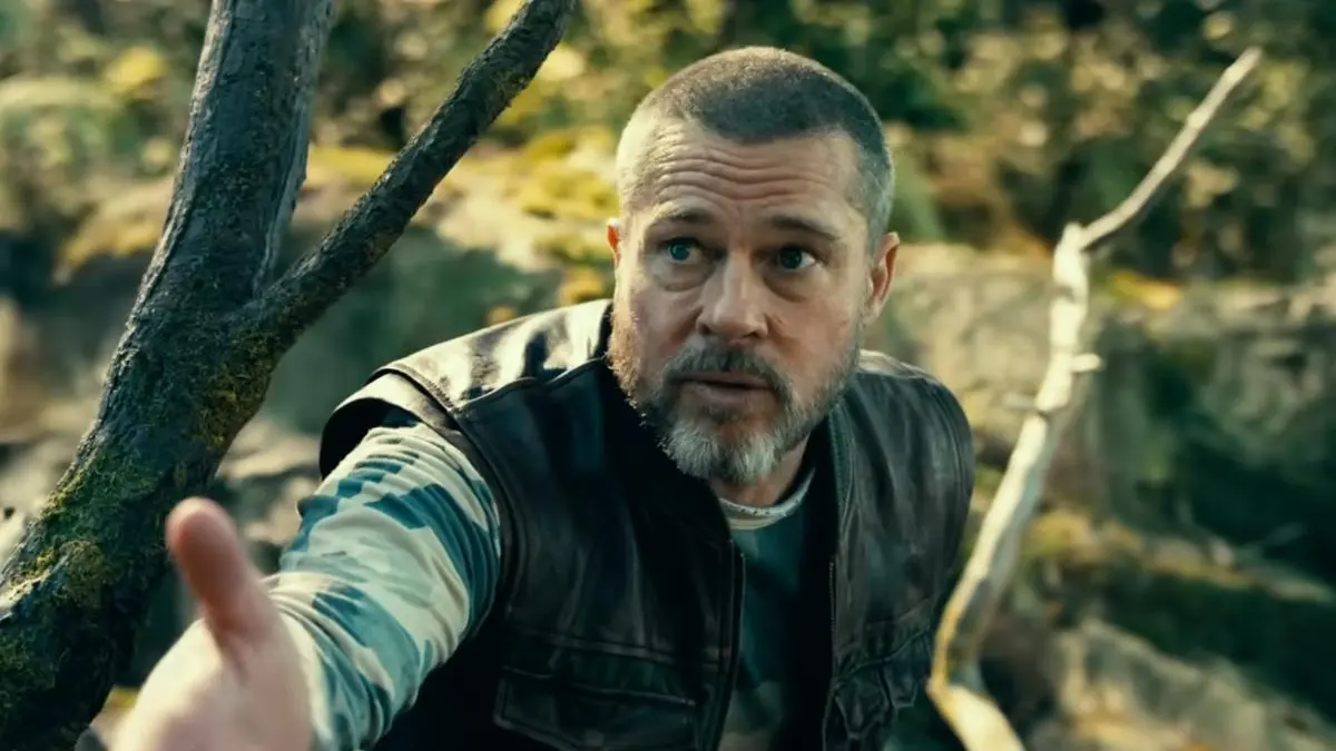 Brad Pitt & His Dog Fight Alaskan Wolves in David Ayer’s Heart of the ...