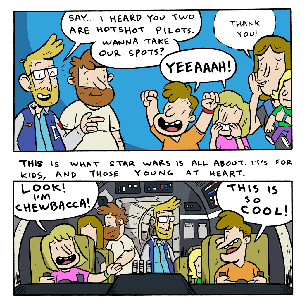 CS Comics: 1st Trip to Galaxy's Edge for Rise of the Resistance!