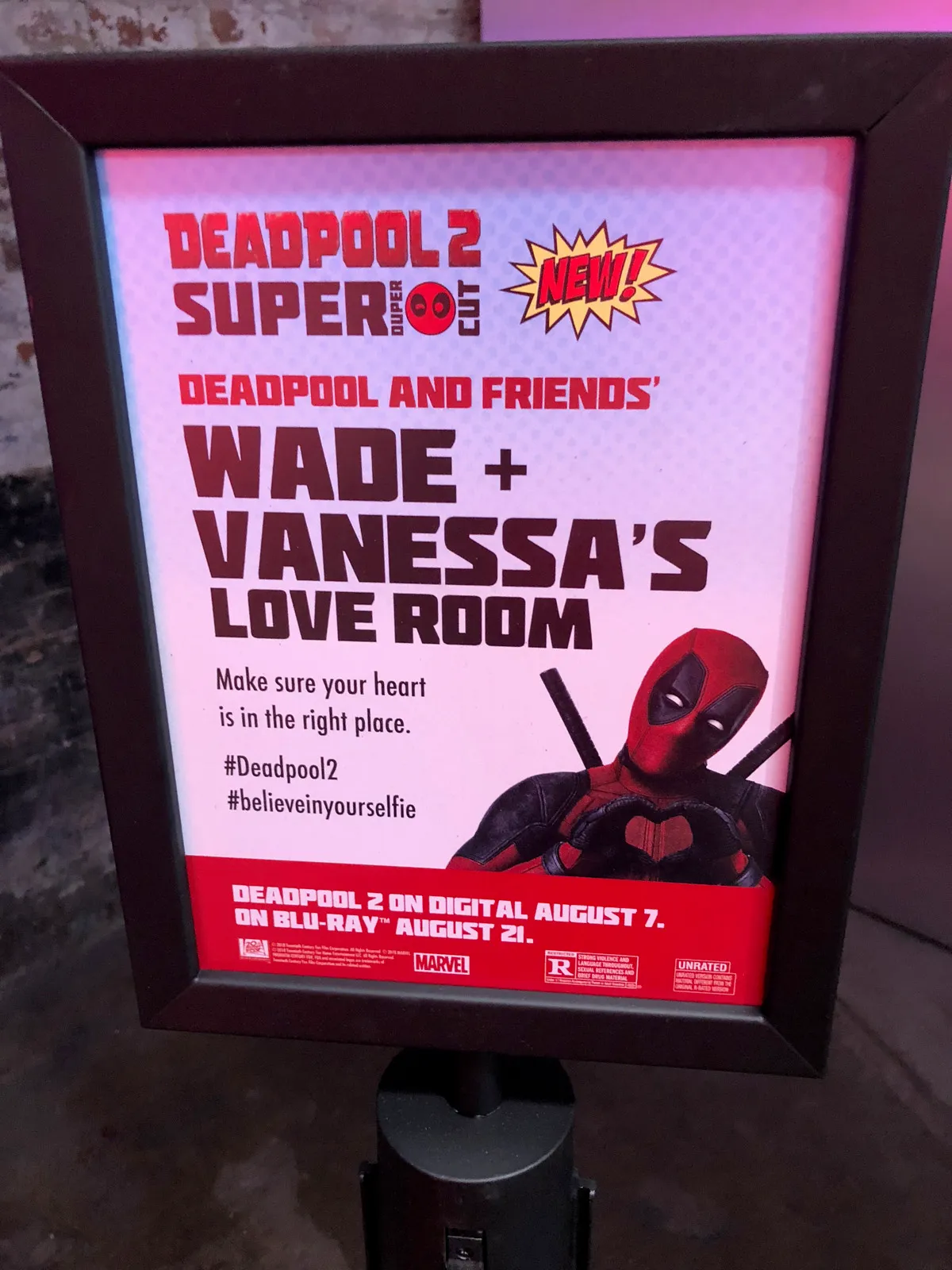Deadpool & Friends’ Believe In Your Selfie Museum