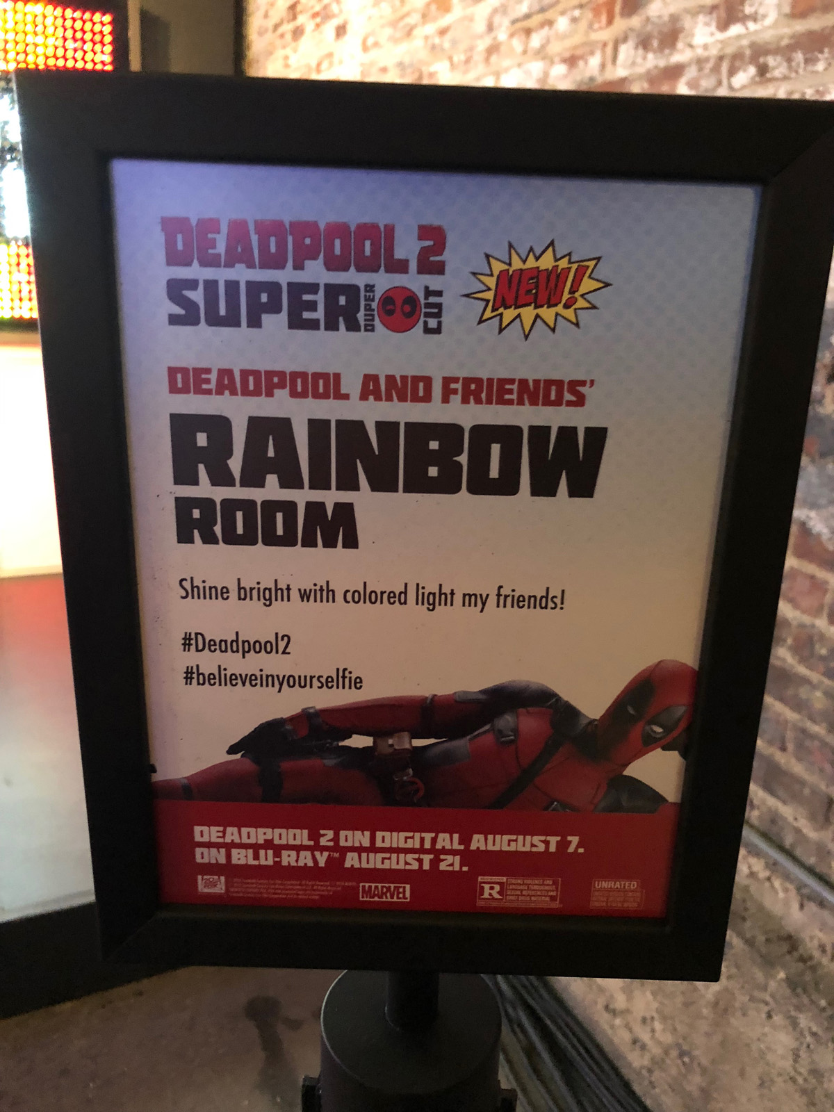Deadpool & Friends’ Believe In Your Selfie Museum