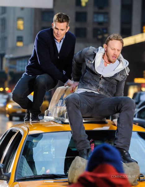 Everyone on the Cab! Sharknado 2: The Second One Set Pics Are In...