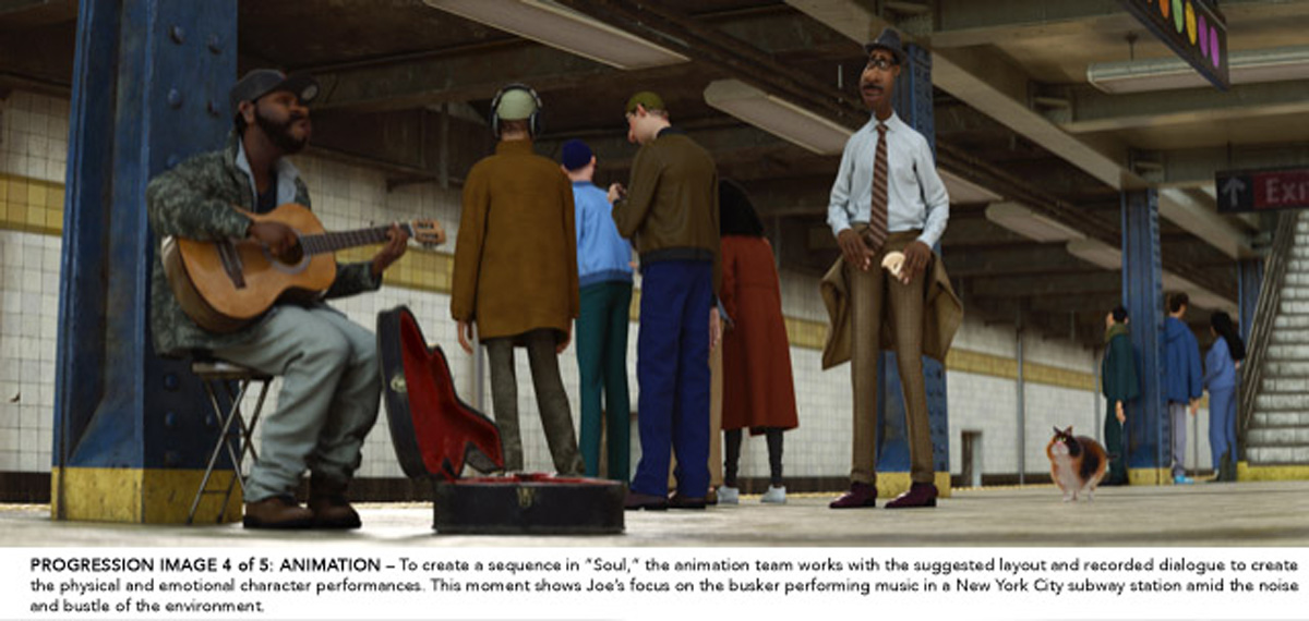CS Virtual Set Visit: Meet Joe Gardner in Pixar/Disney+'s Soul